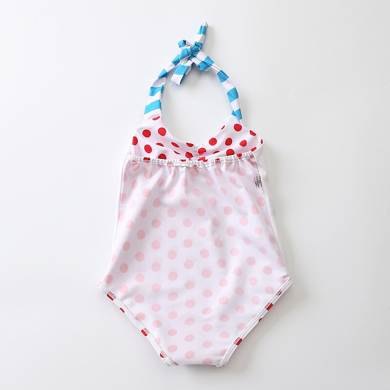 Baby Girls Bodysuit for Swim Retro Polka Dot Halte... – Vicedeal