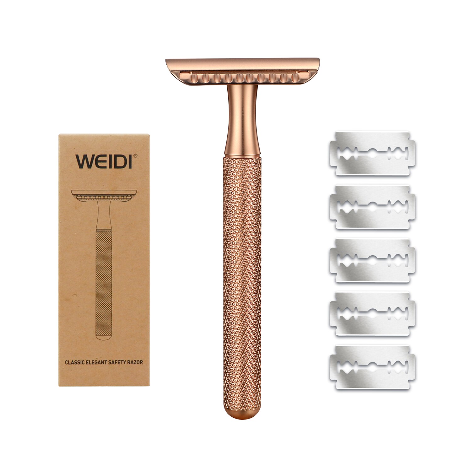 WEIDI 3-Piece Double Edge Safety Razor Wet Shaving... – Grandado