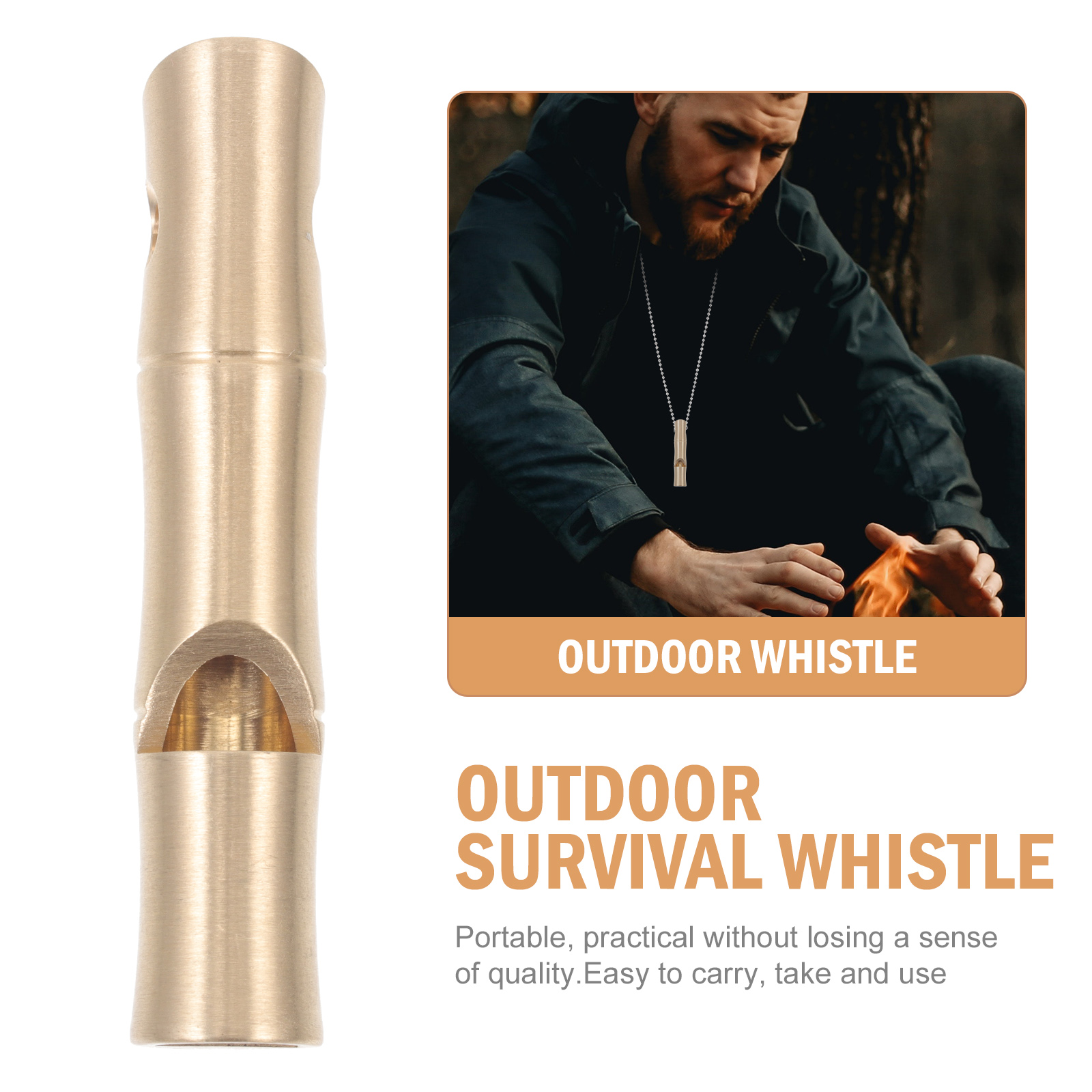 1Pc Messing Fluitje Hoge Decibel Fluitje Ehbo Flui... – Grandado