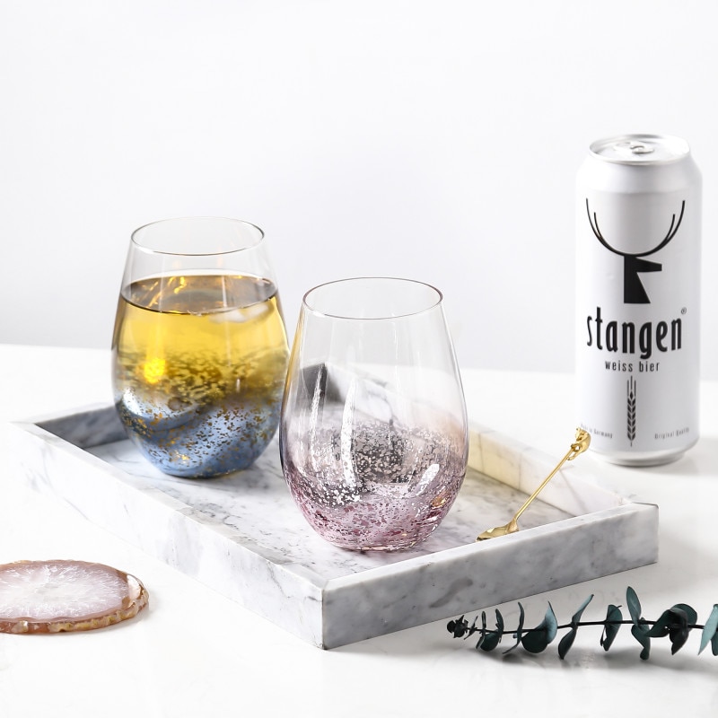 INS Starry Sky Refracting Beer Glass 18 oz Whiskey... – Grandado