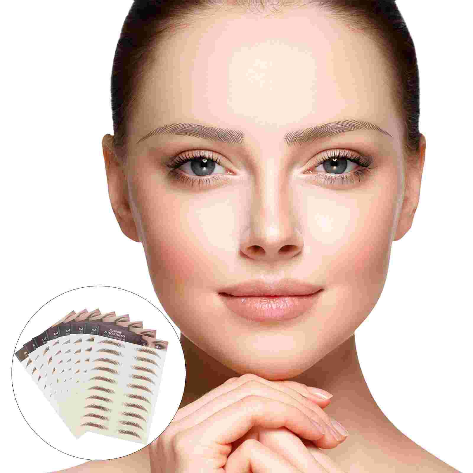 8 Sheets Practical Stickers Woman Makeup Stickers – Grandado