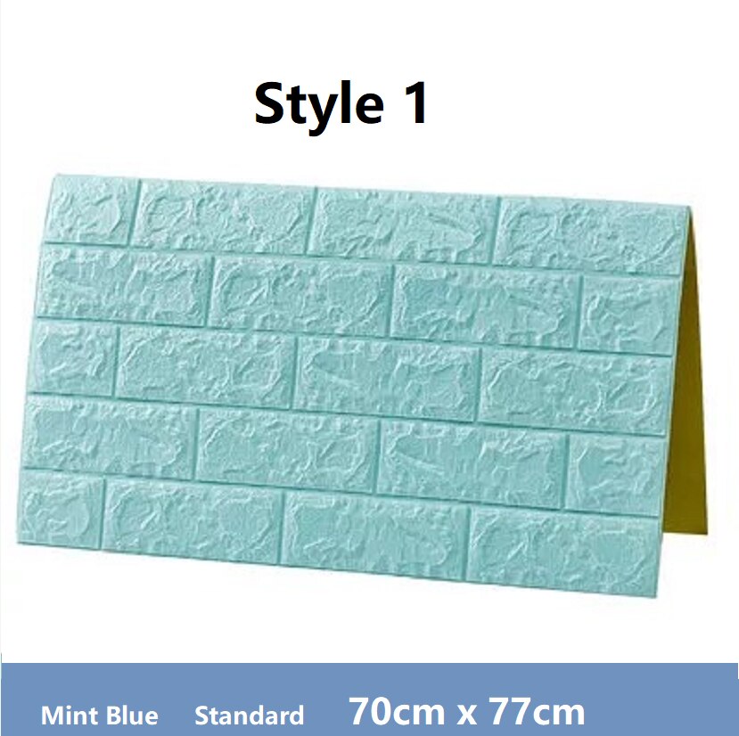 3D Brick Wall Stickers DIY Decor Self-Adhesive Wat... – Vicedeal