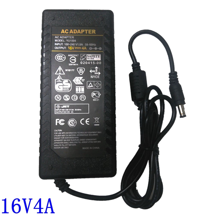 16V Switching Power Supply AC DC Adapter 16V 4A 5A... – Vicedeal