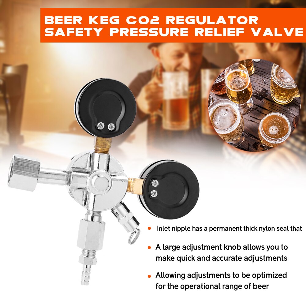 Beer Pressure Relief Valve Keg CO2 Regulator Safet... – Vicedeal
