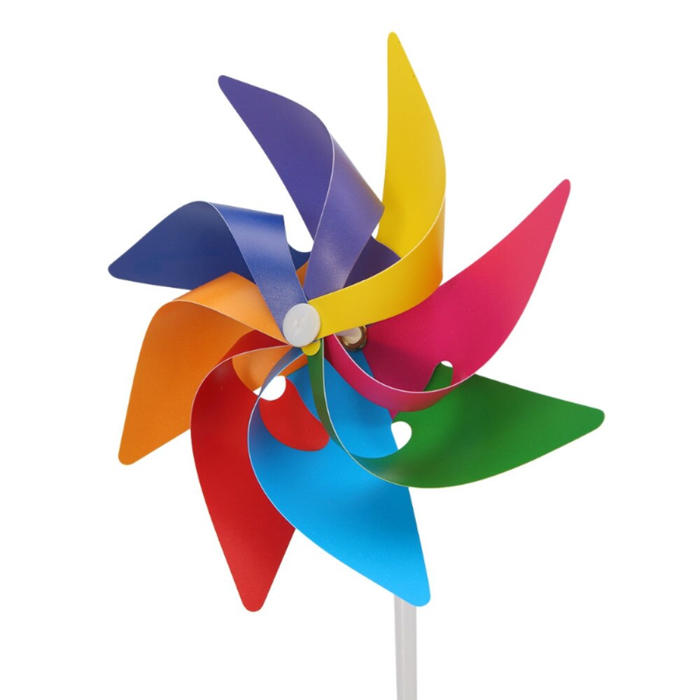 Child Lovely Rainbow Windmill Kid Handmade Wind Sp... – Grandado