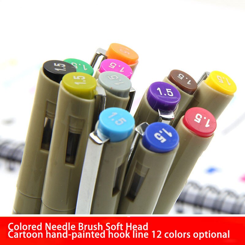 Superior Top 12Colors Drawing Artist Soft Brush Pe... – Grandado
