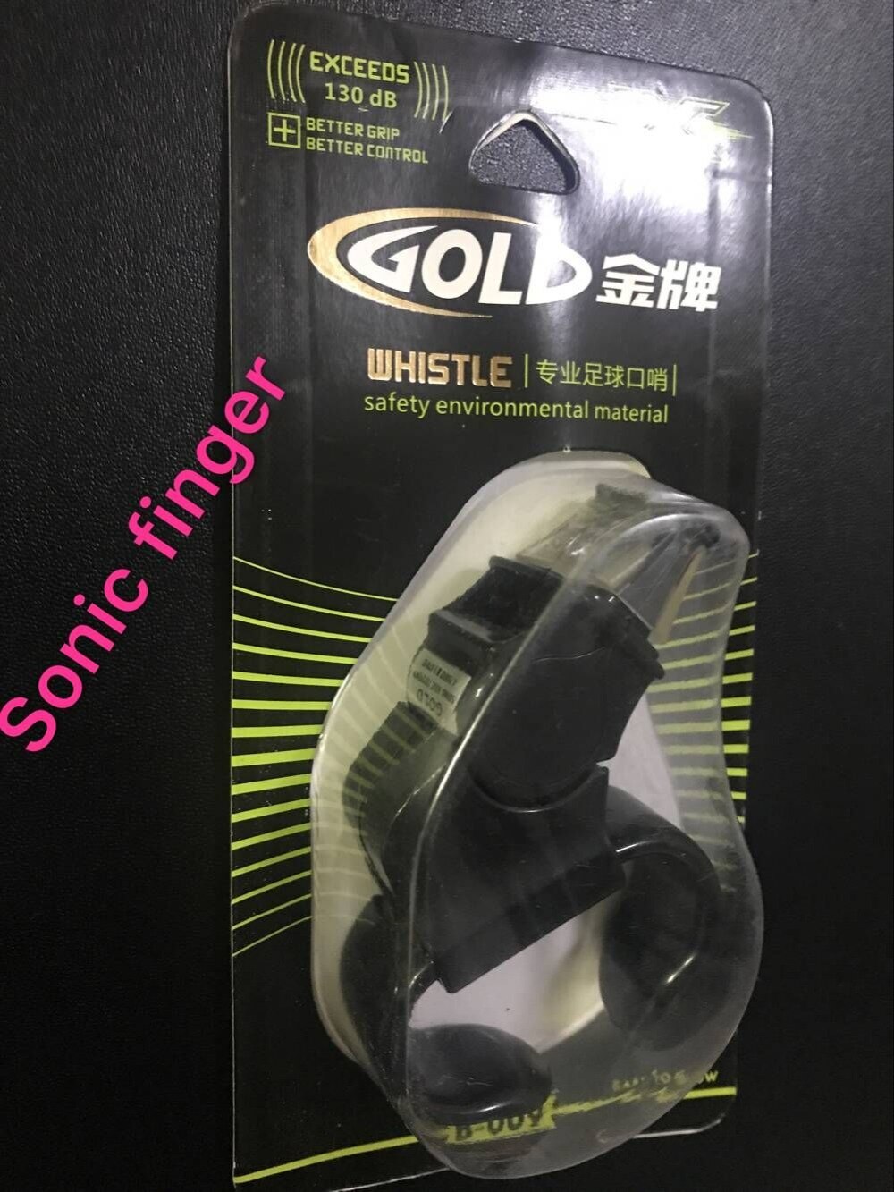 130DB High Qulity Sonic Metal Finger Gold Whistle ... – Vicedeal