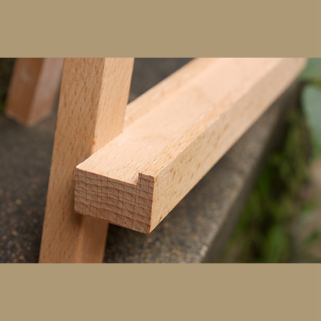 Small 11 inch Tabletop Wood Display Artist A-Frame... – Grandado