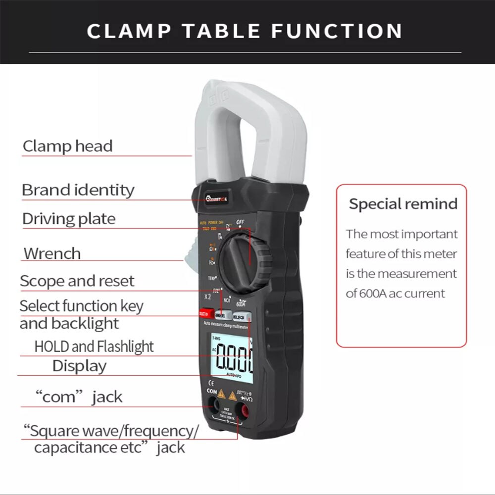 MUSTOOL X2 Digital Multimeter 6000 Counts True RMS... – Vicedeal