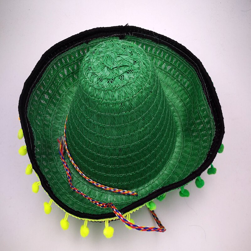 Summer Kids Mexican Straw Hats Sombrero Party Fest... – Grandado