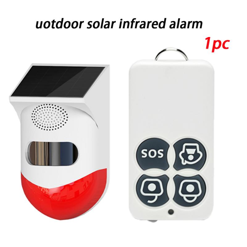 Home Security Solar PIR Alert Infrared Sensor Anti... – Grandado