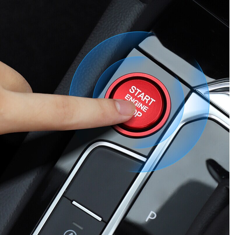 Auto Motor Start Stop Knop Ring Ontsteking Trim Co... – Grandado