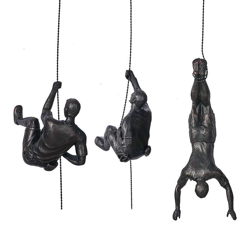 Rock Climbing Character Sculpture Wall Hanging Bac... – Vicedeal