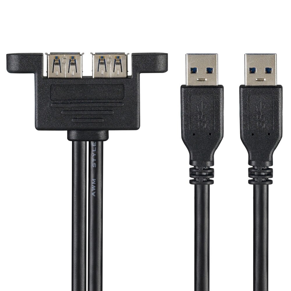 Bochara Dual USB 3.0 Male to Dual USB 3.0 Female U... – Grandado