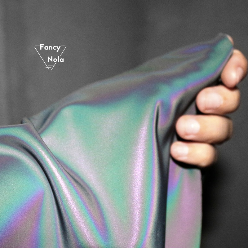 Iridescent Light Reflecting Fabric Gradient Lumino... – Grandado