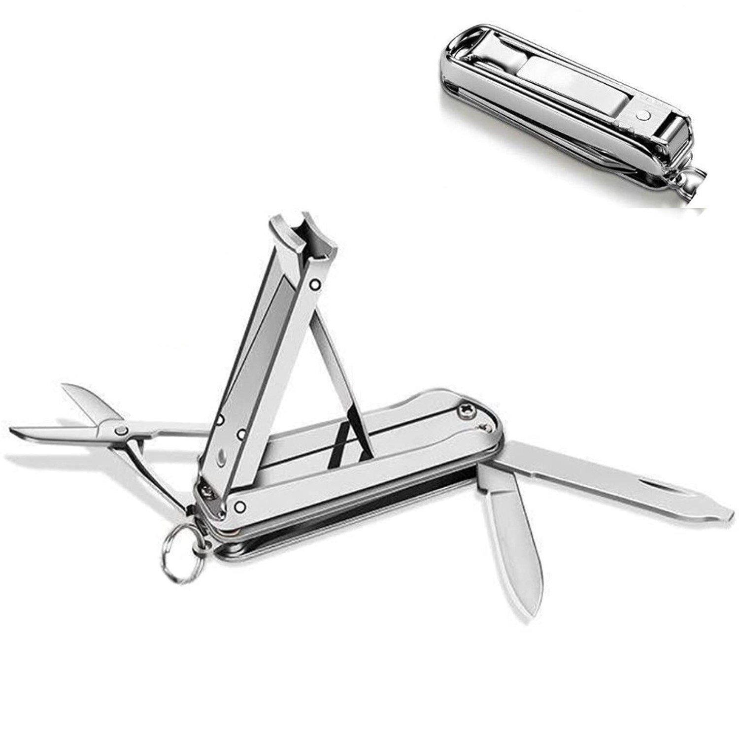 Multifunctional Nail Clipper Stainless Steel Six F... – Grandado