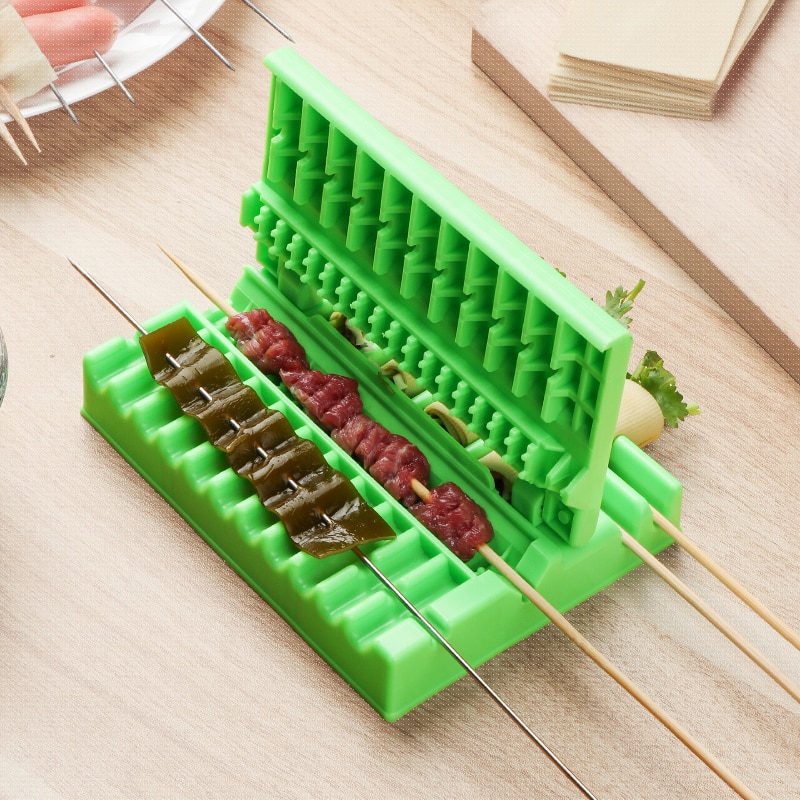 Barbecue Stringer Skewers Kebab Maker Box Machine ... – Grandado