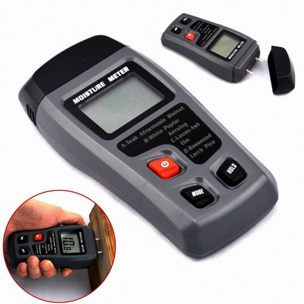 Two Pins Digital Wood Moisture Meter 0-99.9% Wood ... – Grandado