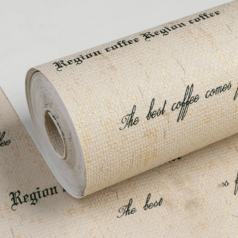 Letters Engels Woorden Wall Paper Roll Vinyl Behan... – Vicedeal