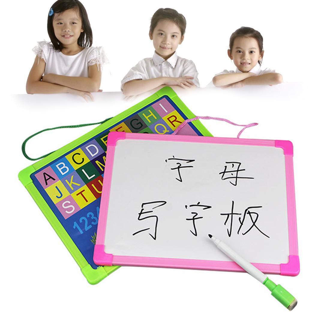 Kids Draagbare Herschrijfbare Whiteboard Schilderi... – Grandado Kids Draagbare Herschrijfbare Whiteboard Schilderi... – Grandado
