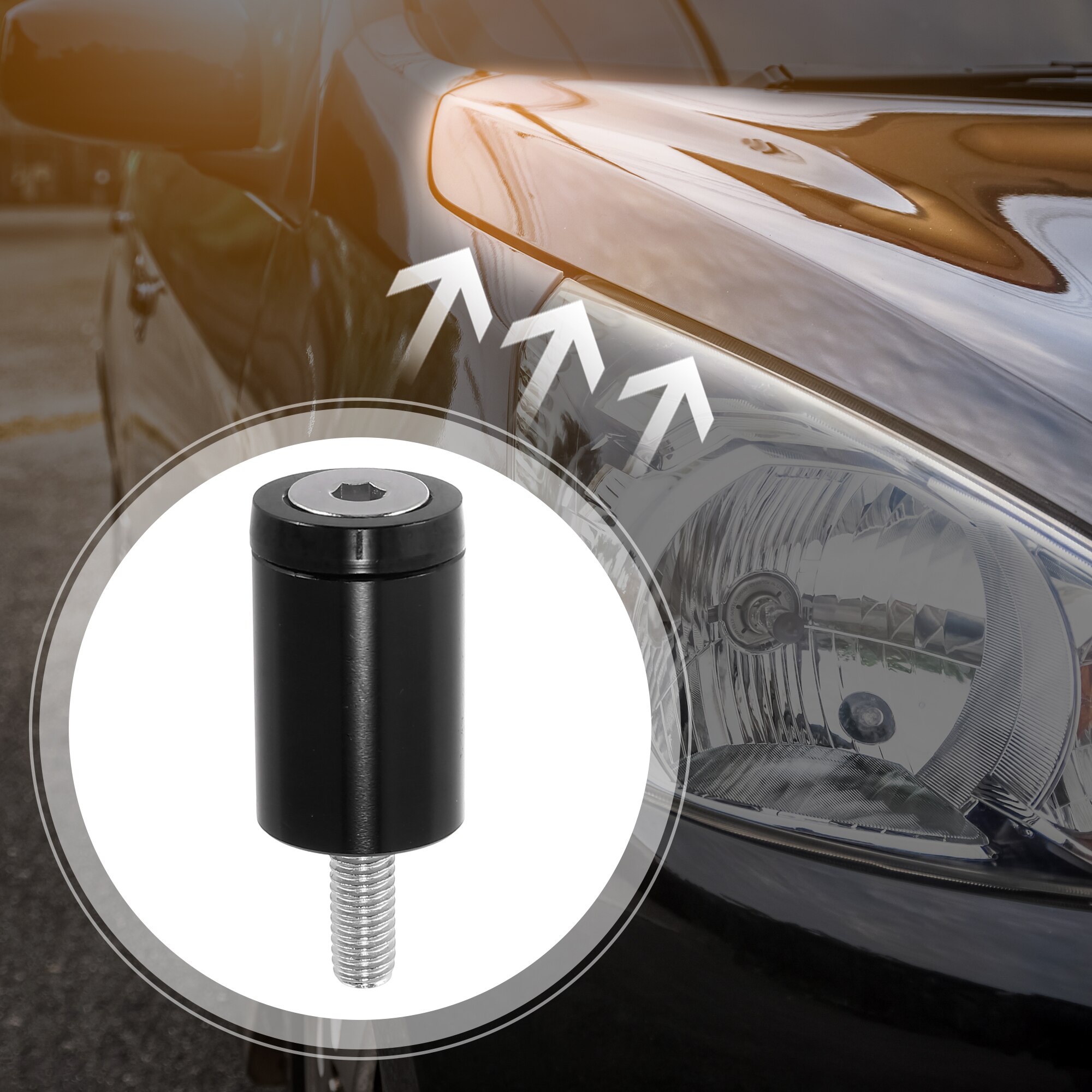 X Autohaux Auto Motor Kap Vent Spacer Riser Alumin... – Grandado