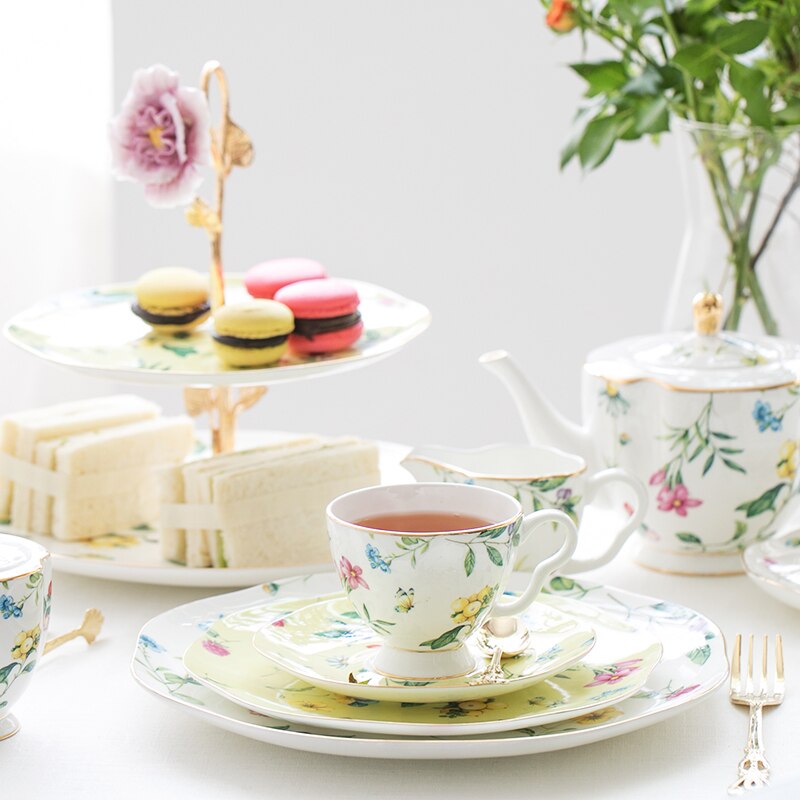 EECAMAIL British Afternoon Tea Bone China Coffee C... – Vicedeal