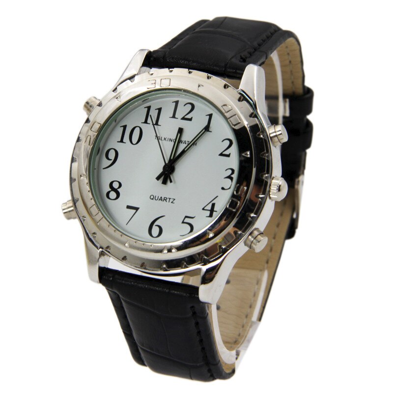 Luxury Watches Men English Talking Clock for Blind... – Vicedeal