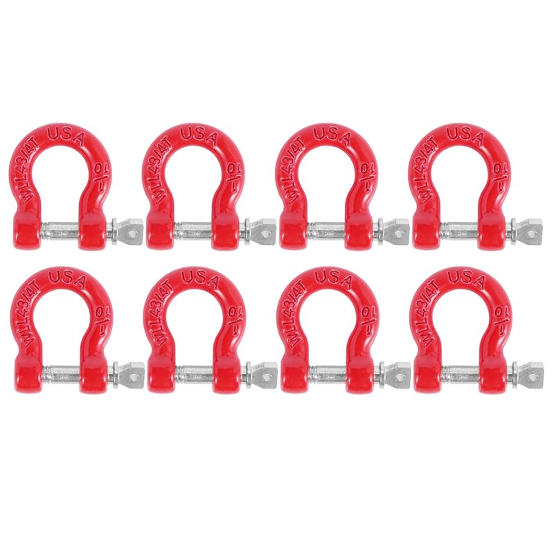 8Pcs Metal Front Rear Bumper Trailer Hook Tow Shac... – Grandado