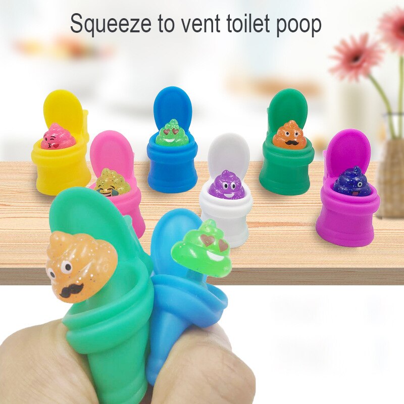 Squeeze Toilet Poop PVC Decompression Vent Knead P... – Grandado