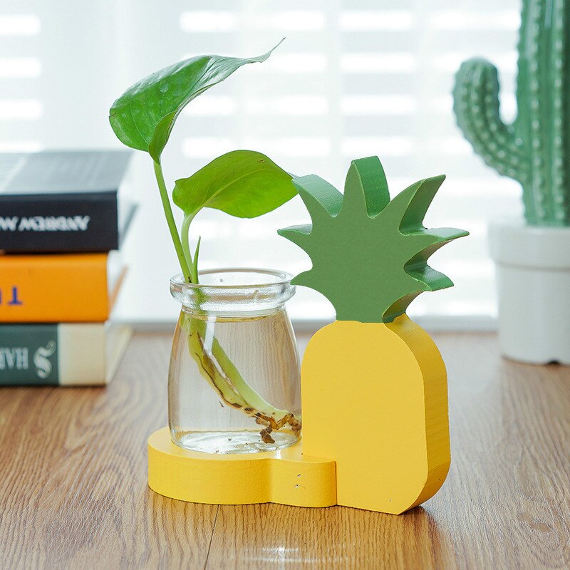 Hydroponics vase klart glas lille frisk personligh... – Grandado