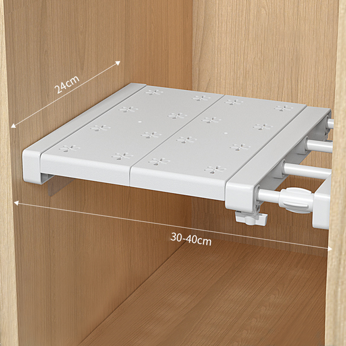 Adjustable Closet Shelf Kitchen Extendable Storage... – Grandado