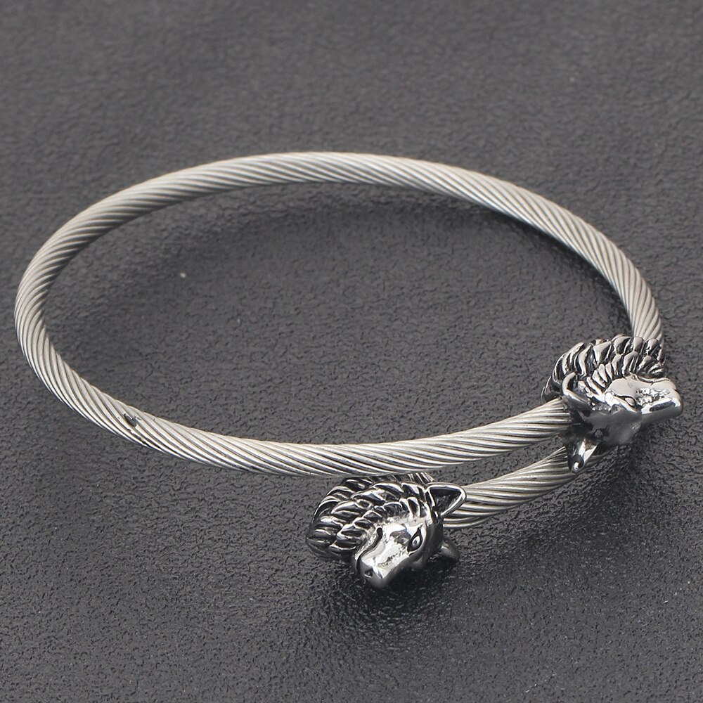 Cool Open Bangle Jewelry Wolf For Women Accessorie... – Grandado