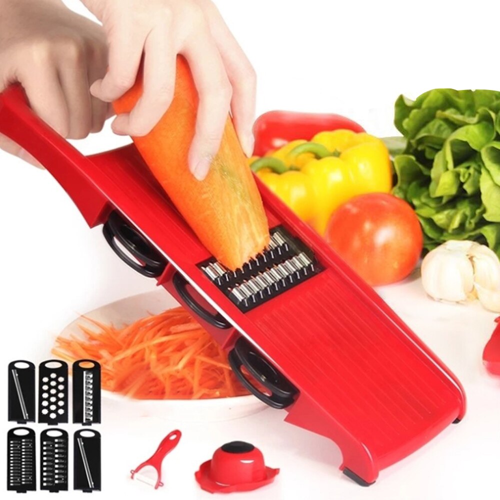 Vegetable Cutter Round Slicer Graters Potato Carro... – Grandado