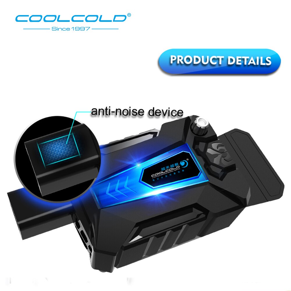 COOLCOLD Laptop Vacuum Cooler Fast Dropdown CPU Te... – Grandado