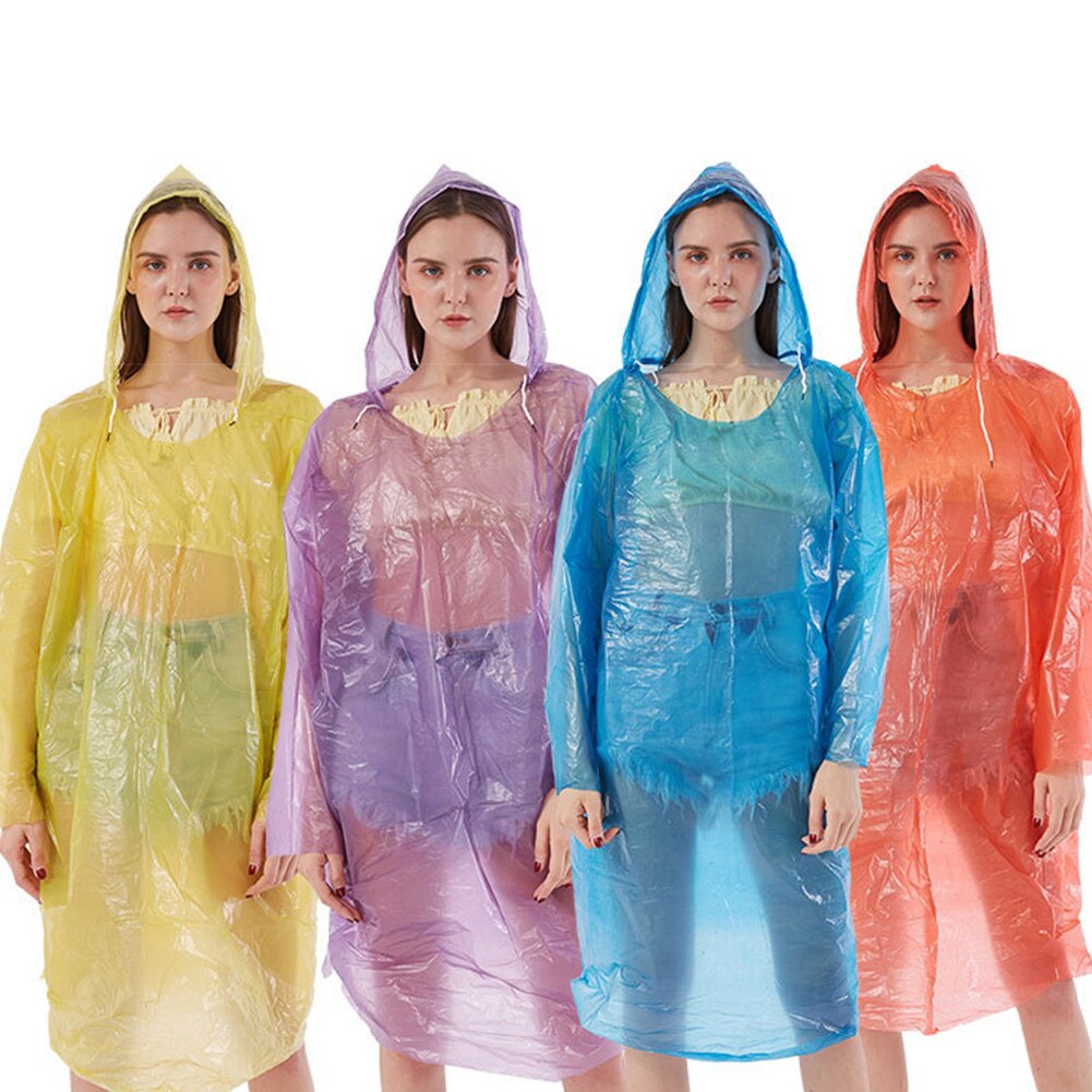 Rainwear Jackets Men Women Waterproof Long Hooded ... – Vicedeal