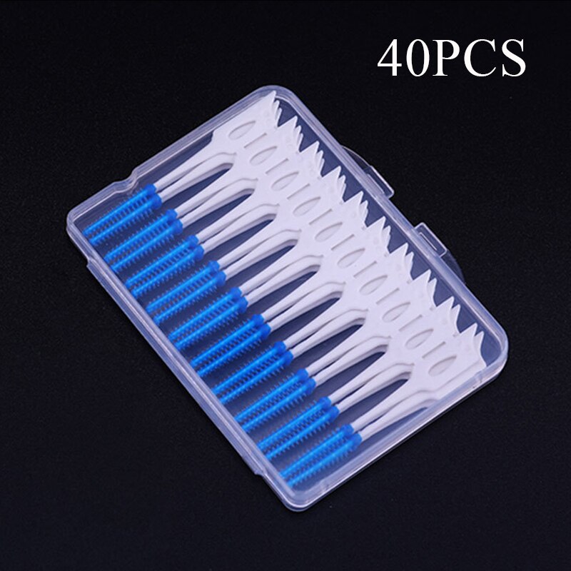 20/40PCS Interdental Brushes Teeth Floss Toothpick... – Vicedeal