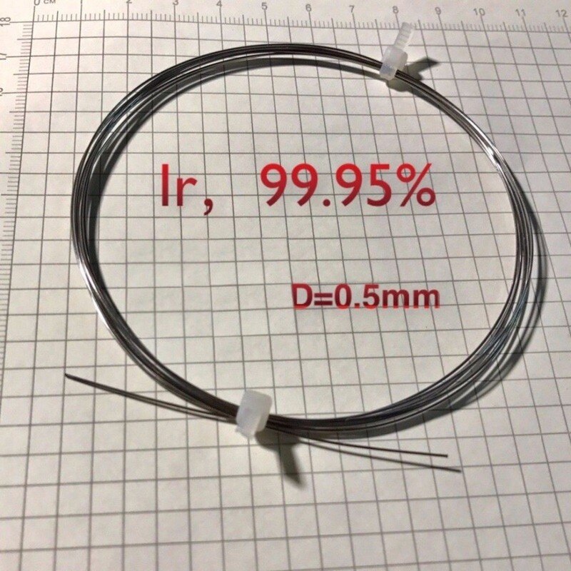 Pure Iridium Wire Metal IR Wire 99.95% Purity Diam... – Vicedeal