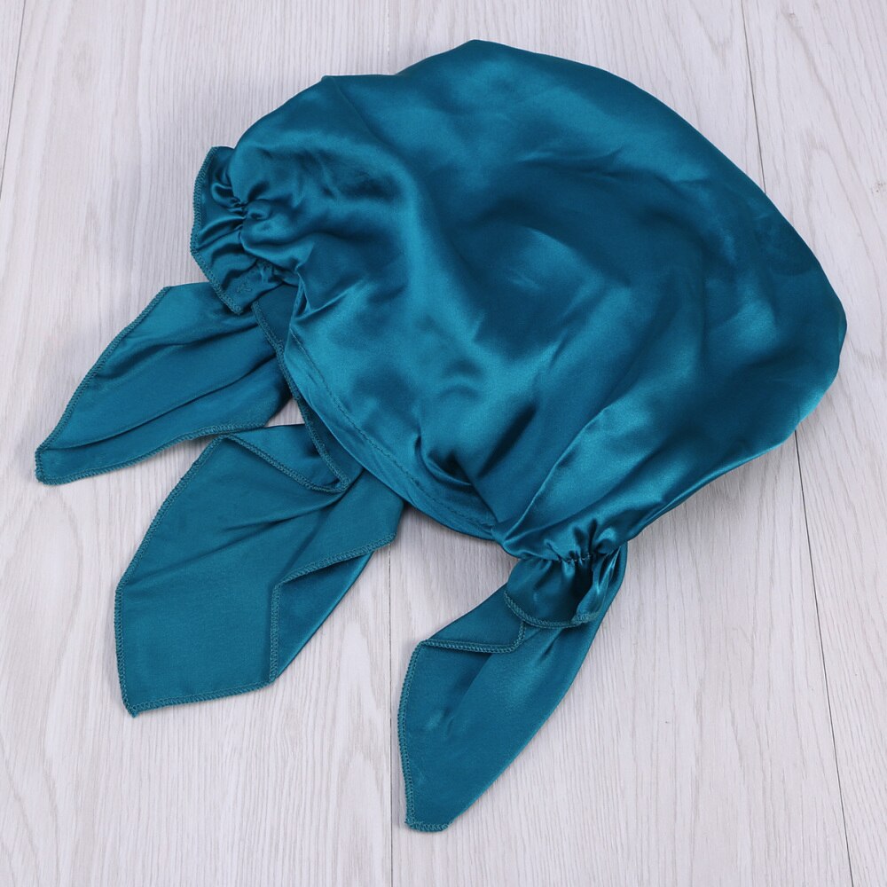 Mulberry Silk Night Sleeping Cap Long Hair Bonnet ... – Vicedeal