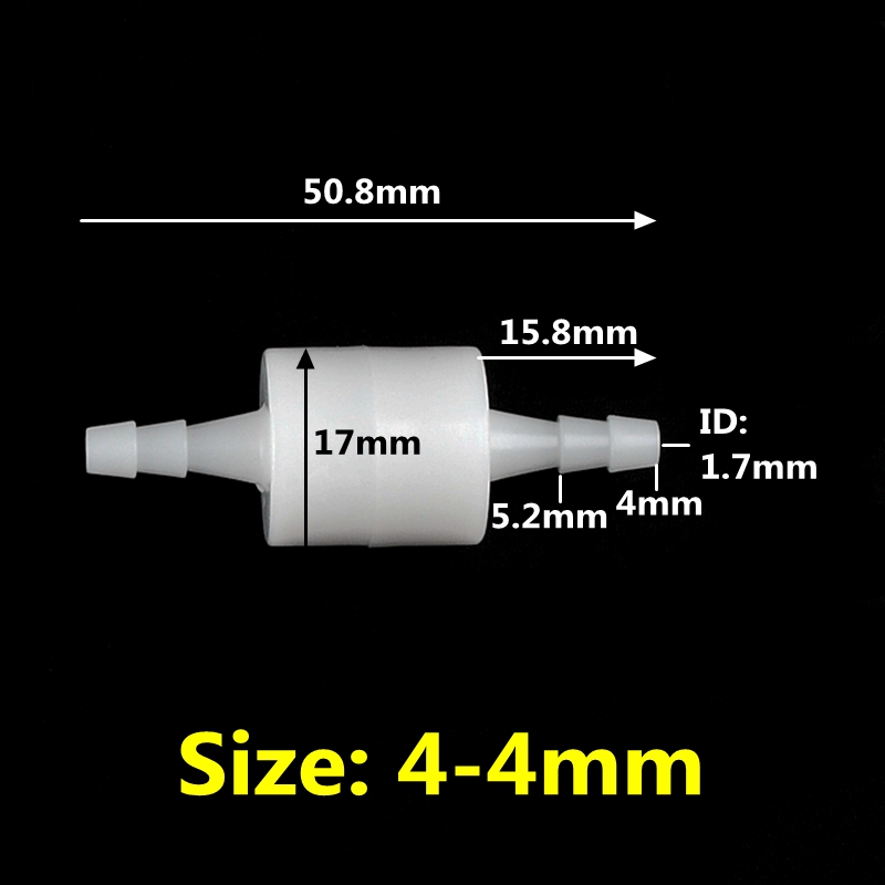 1Pcs 4/ 6/ 8/10/12mm Plastic One Way Inline Check ... – Grandado