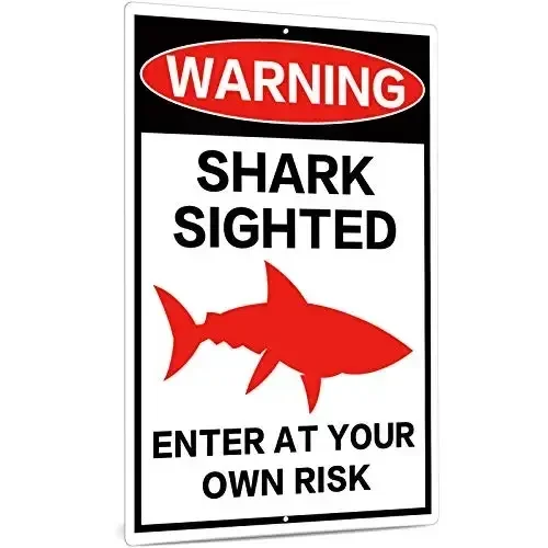 decorative warning sign, indoor / outdoor use, alu... – Grandado