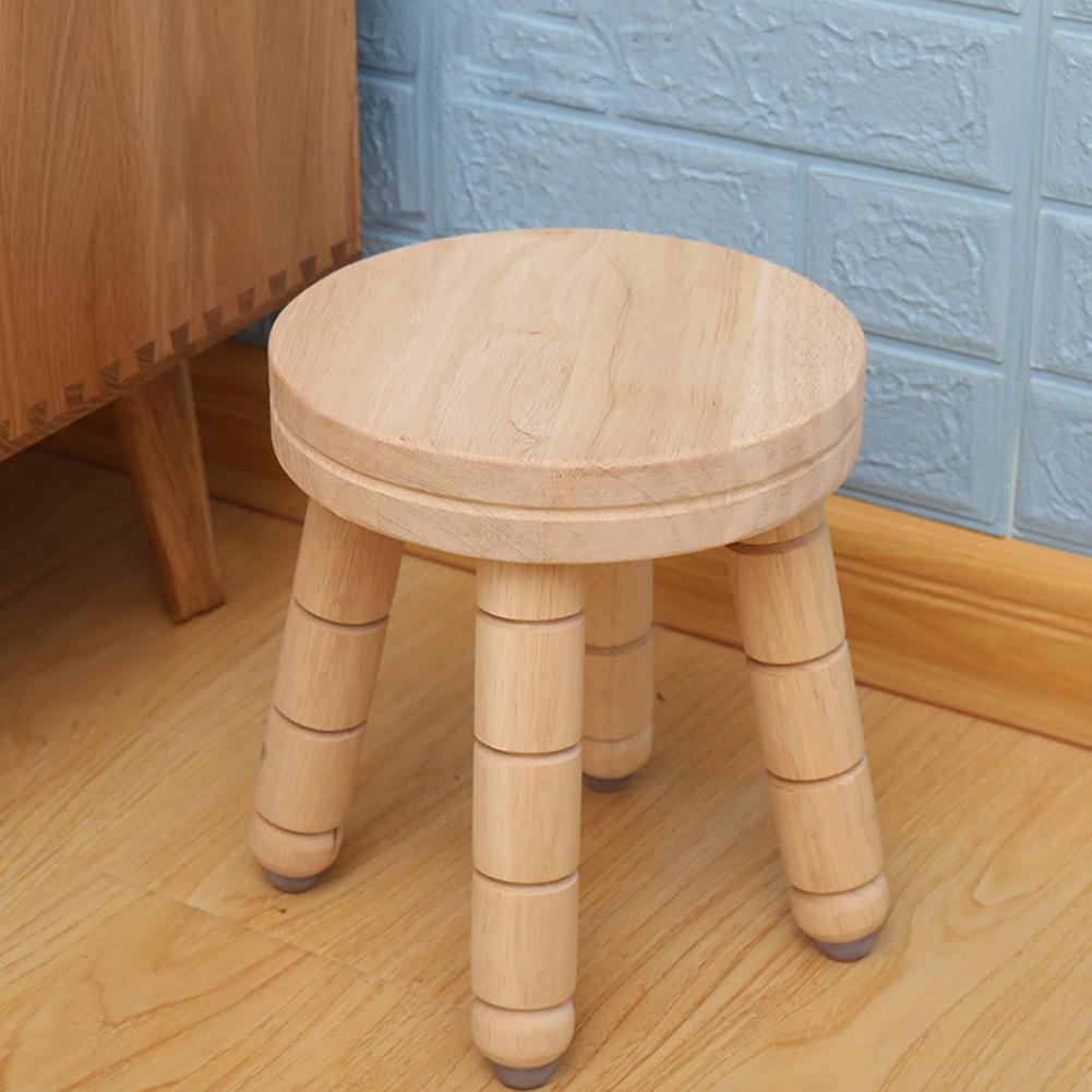 Small Wood Stool Square Modern Low Stool Family Li... – Vicedeal