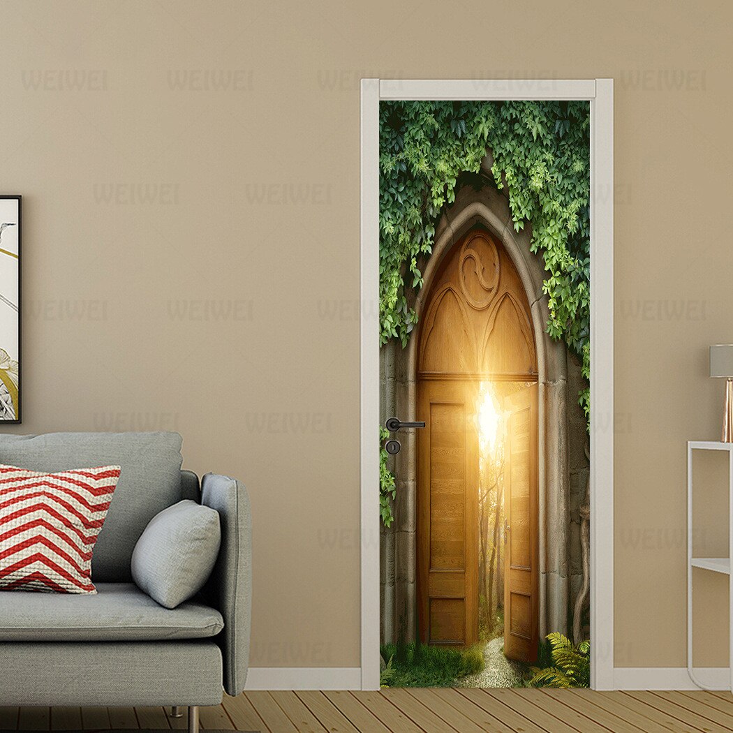 3D Decorative Door Stickers The Light That Shines ... – Vicedeal