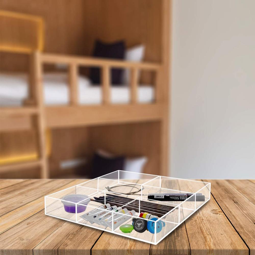 Acrylic Drawer Organizer Storage Tray, Clear Plast... – Grandado