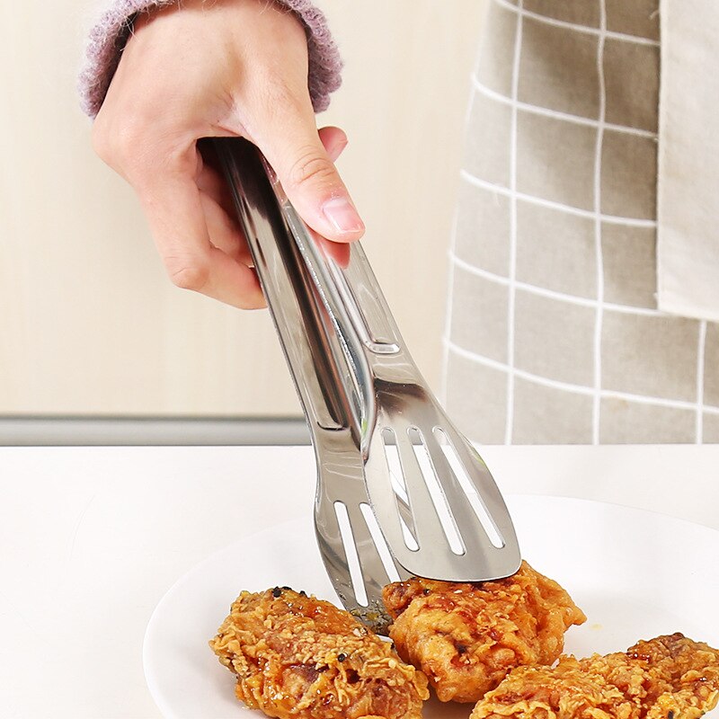 Stainless Steel Bread Food Tongs Buffet Anti Heat ... – Grandado