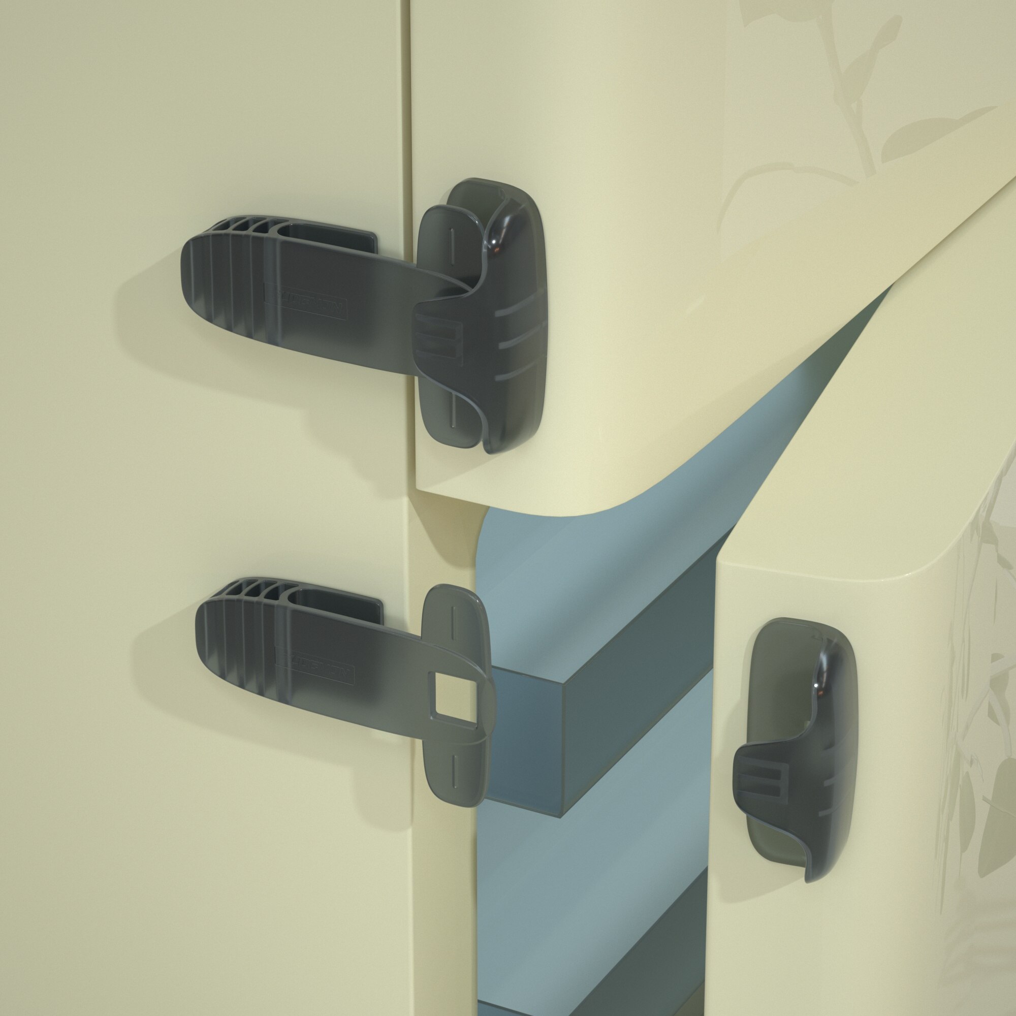 EUDEMON 2pcs Child Safety Fridge lock Single-Door ... – Grandado