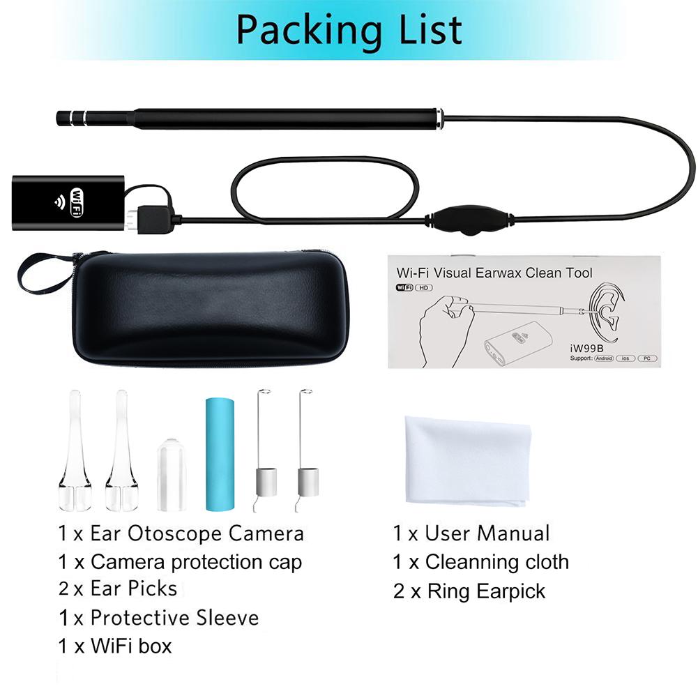 WIFI Visual Earpick Endoscope for Children Ear Oto... – Grandado