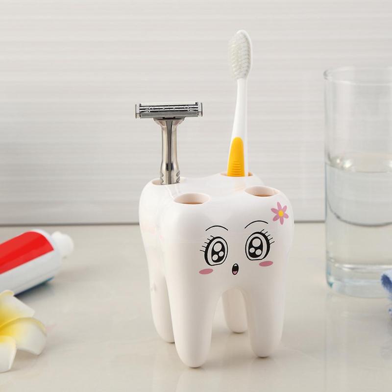 Cartoon Toothbrush Holder with Holes Toothbrush Br... – Grandado