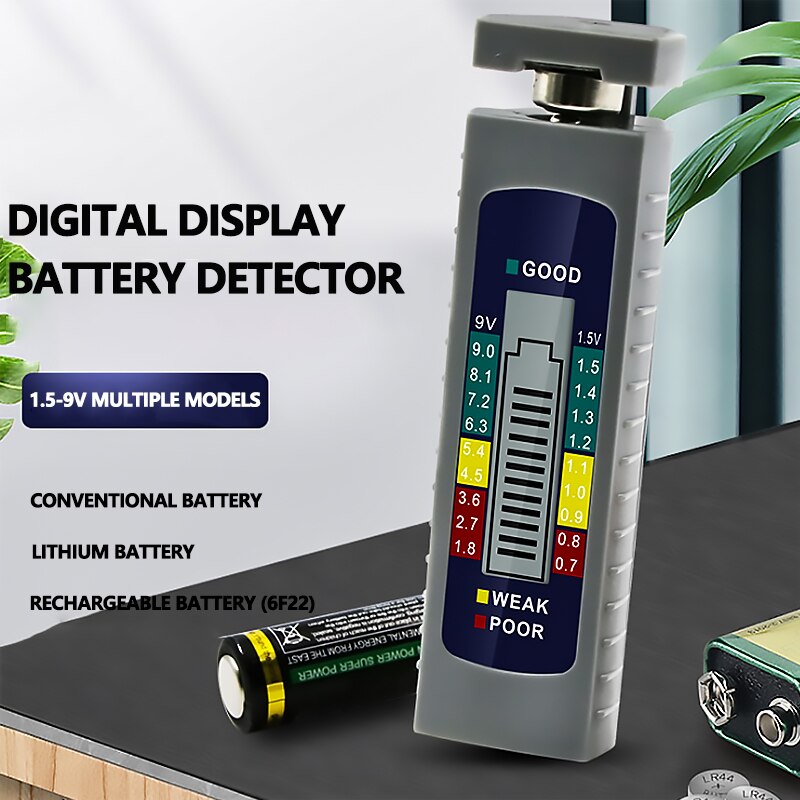 Digital display battery tester power tester dry ba... – Grandado