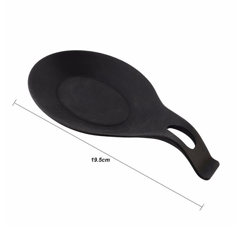 Silicone Spoon Holder Heat Resistant Scoop Shelvin... – Vicedeal