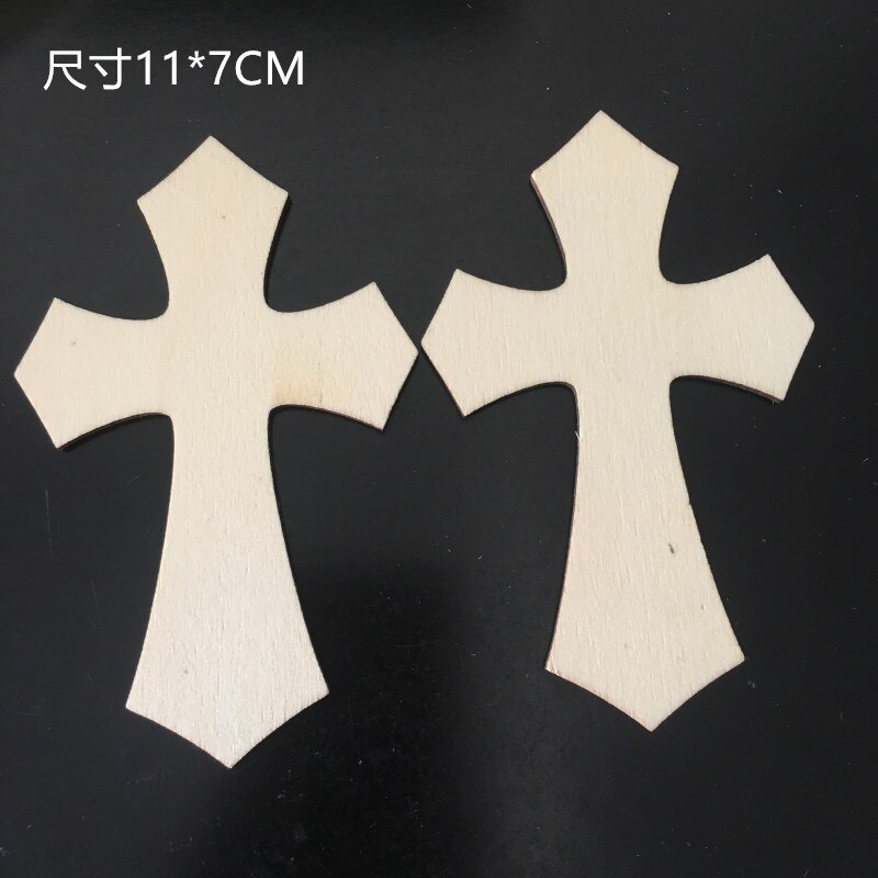 10 Pieces Cross Shaped Wood Pieces for Wooden Craf... – Grandado